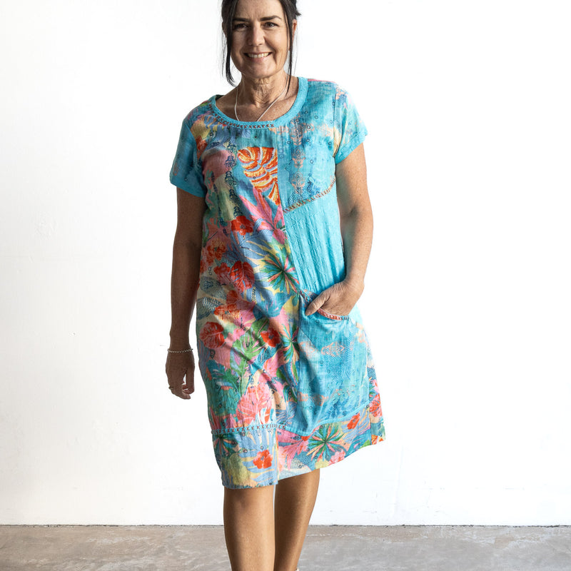 Orientique Shift Dress - Malvinas - 30180 – KOBOMO