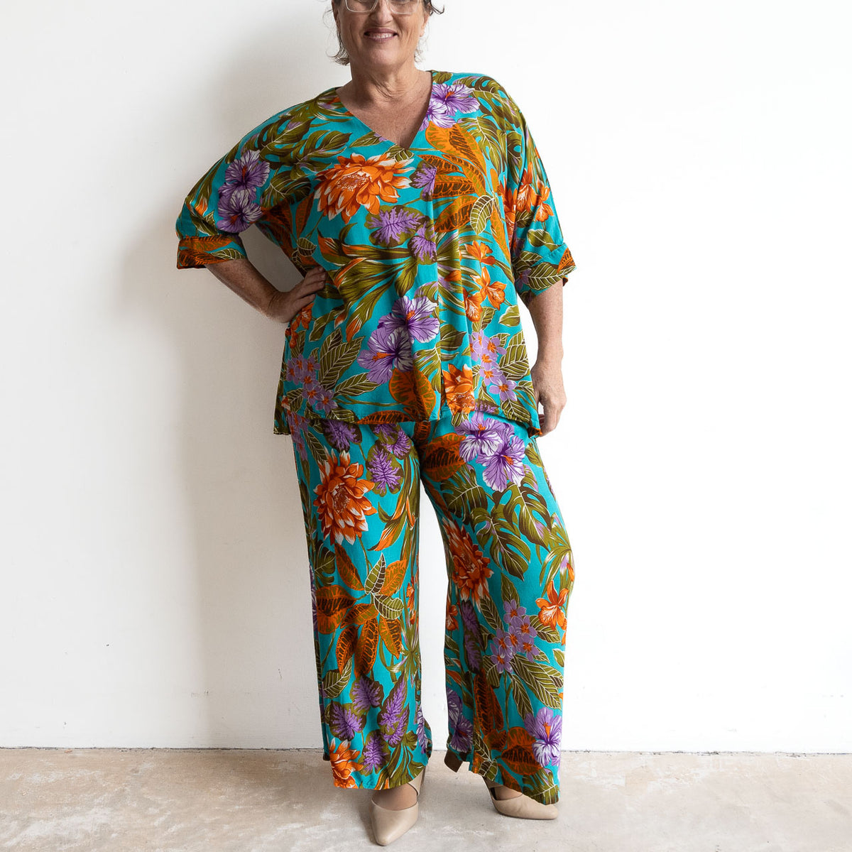 Zen Kaftan Blouse - Paradise – KOBOMO