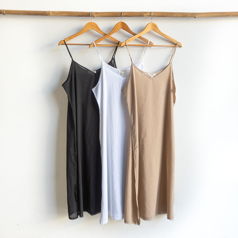 Under Dress - Full Cotton Petticoat Slip - Below-the-Knee – KOBOMO